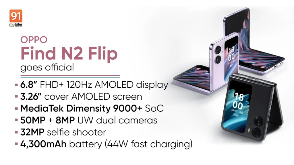 Oppo Find N2 Flip Özellikleri ve Fiyatı - Technotoday